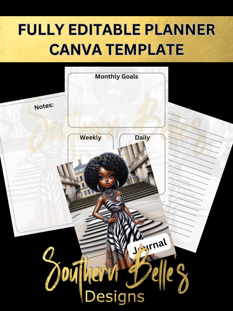 Printable Stationery Bundle | Editable in Canva | Customizable ...