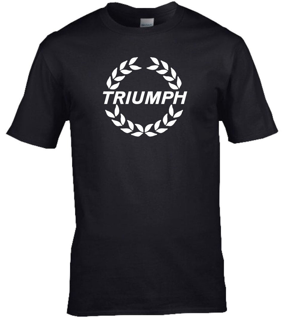 Triumph Car Logo Premium Cotton T-shirt - Etsy