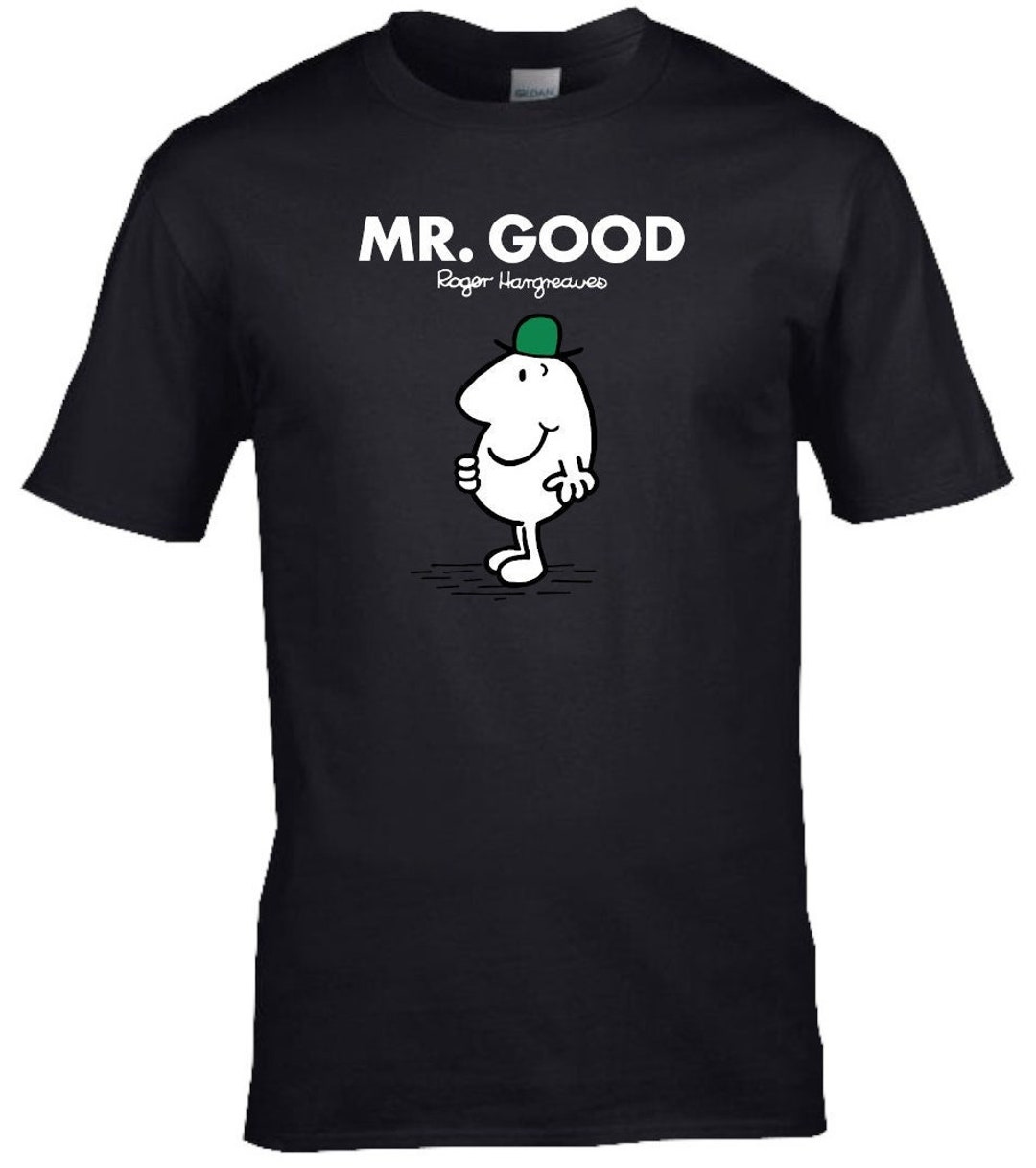 Mr Men Mr Good Premium Ring Spun T-shirt - Etsy UK
