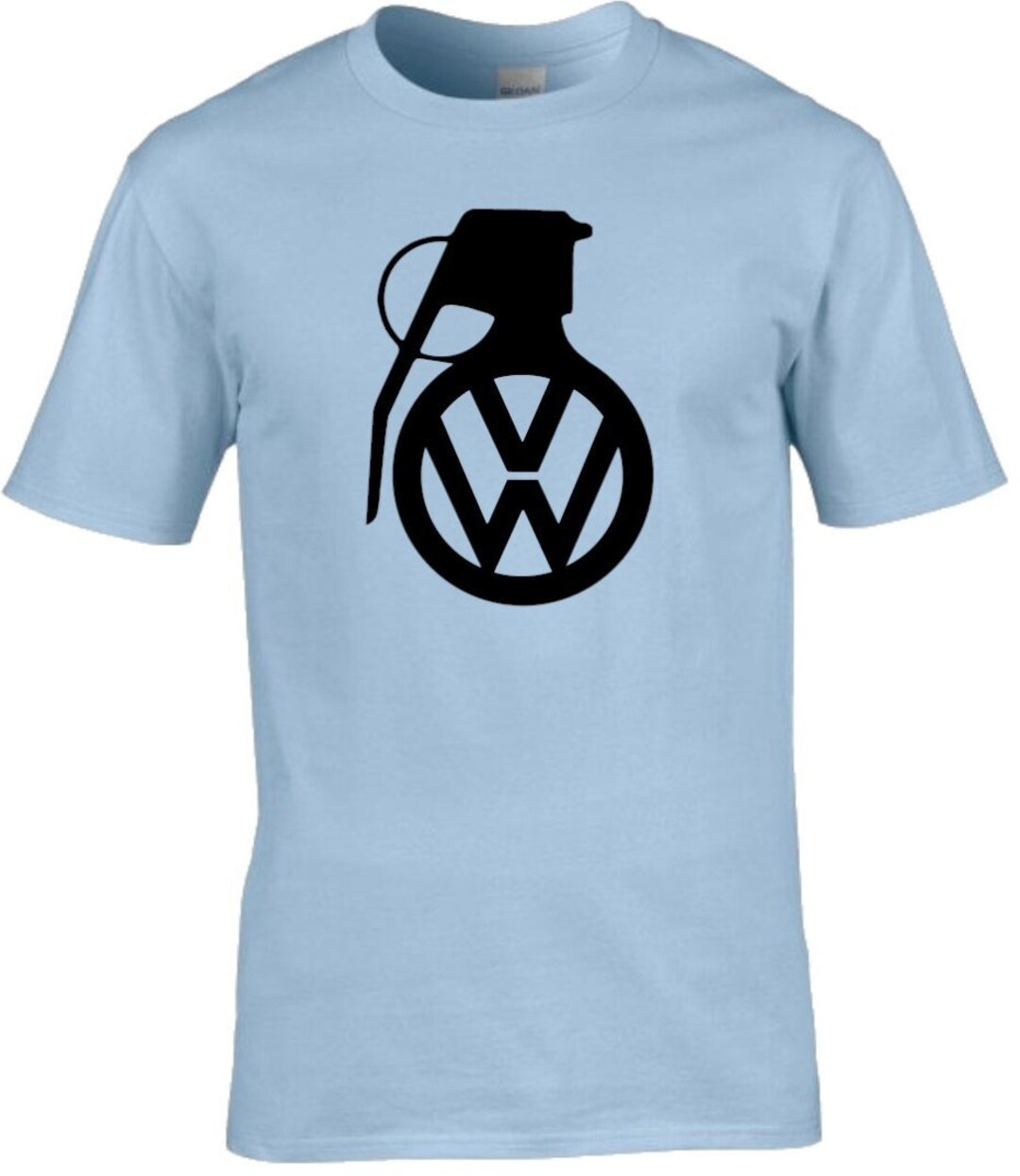 Volkswagen Logo Hand Grenade Design T-shirt - Etsy