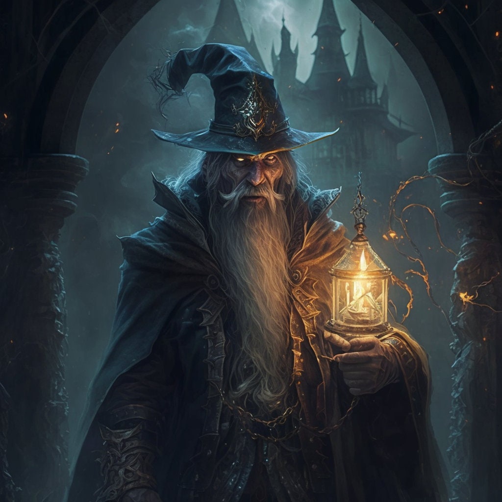 Wizard in the Mist - Etsy