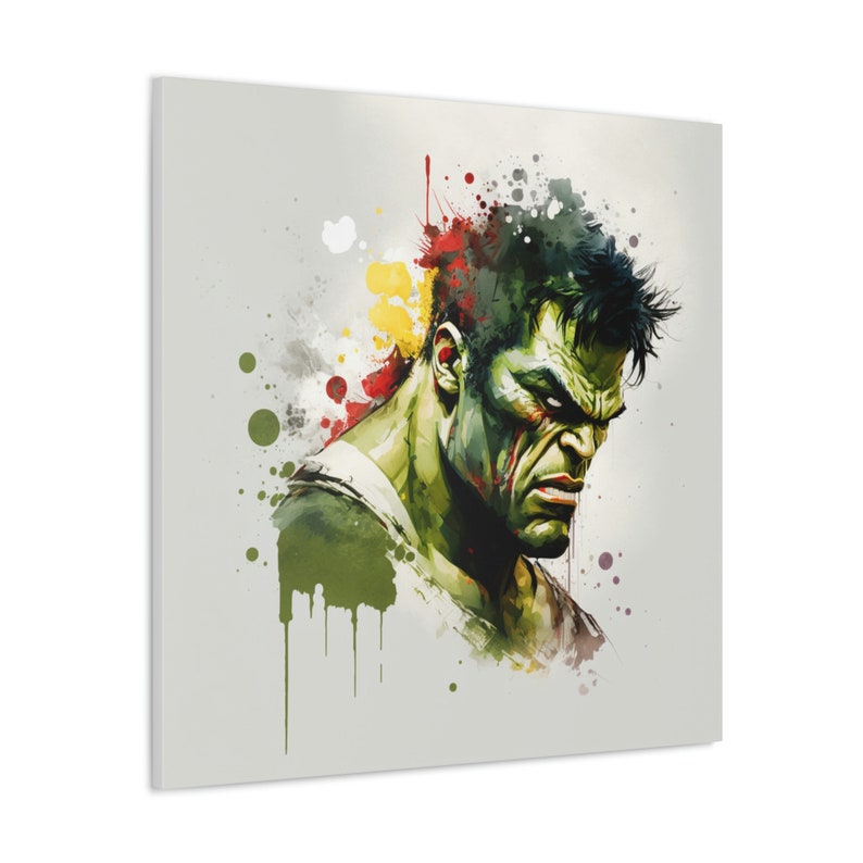 Hulk Water Color Canvas Gallery Wraps - Etsy