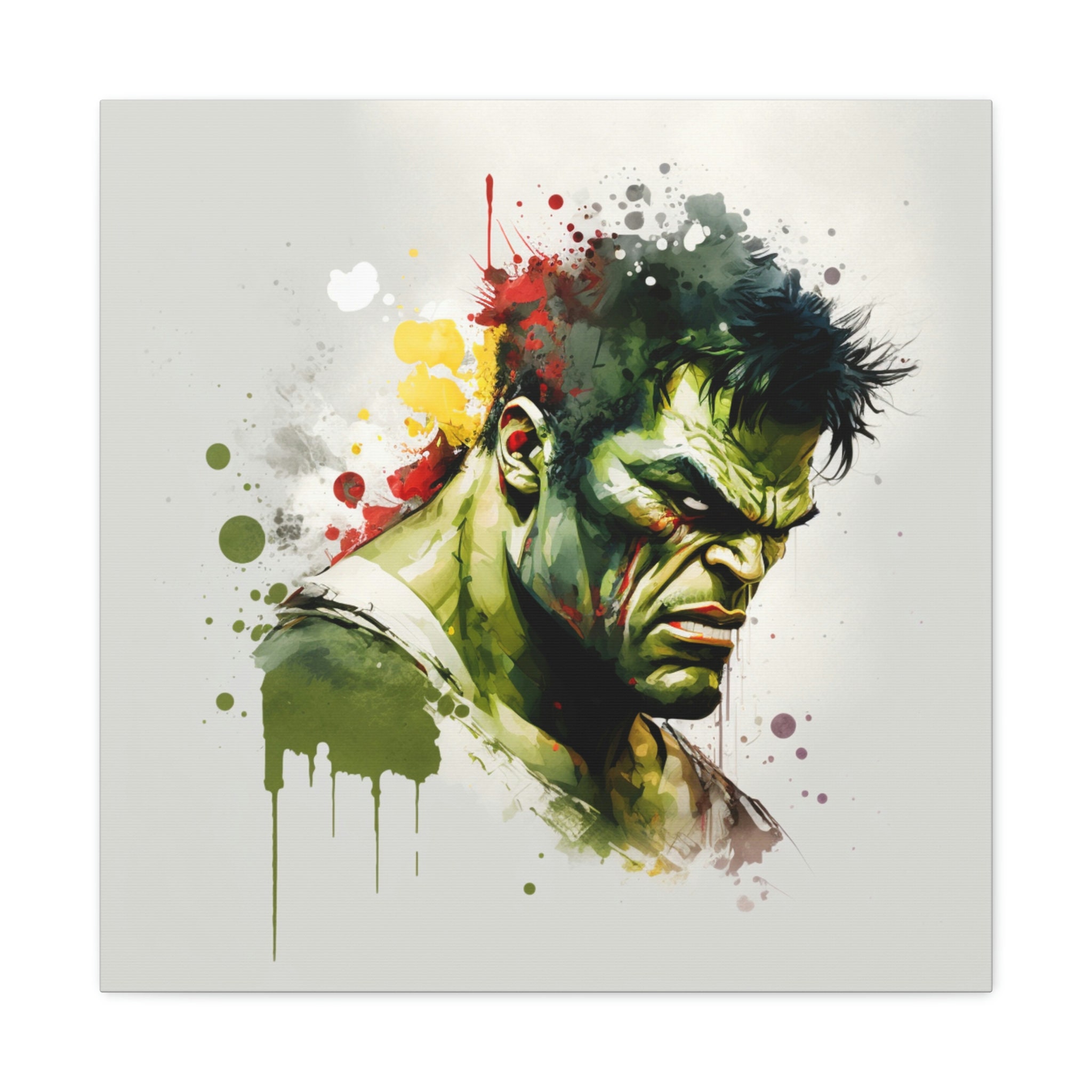 Hulk Water Color Canvas Gallery Wraps - Etsy