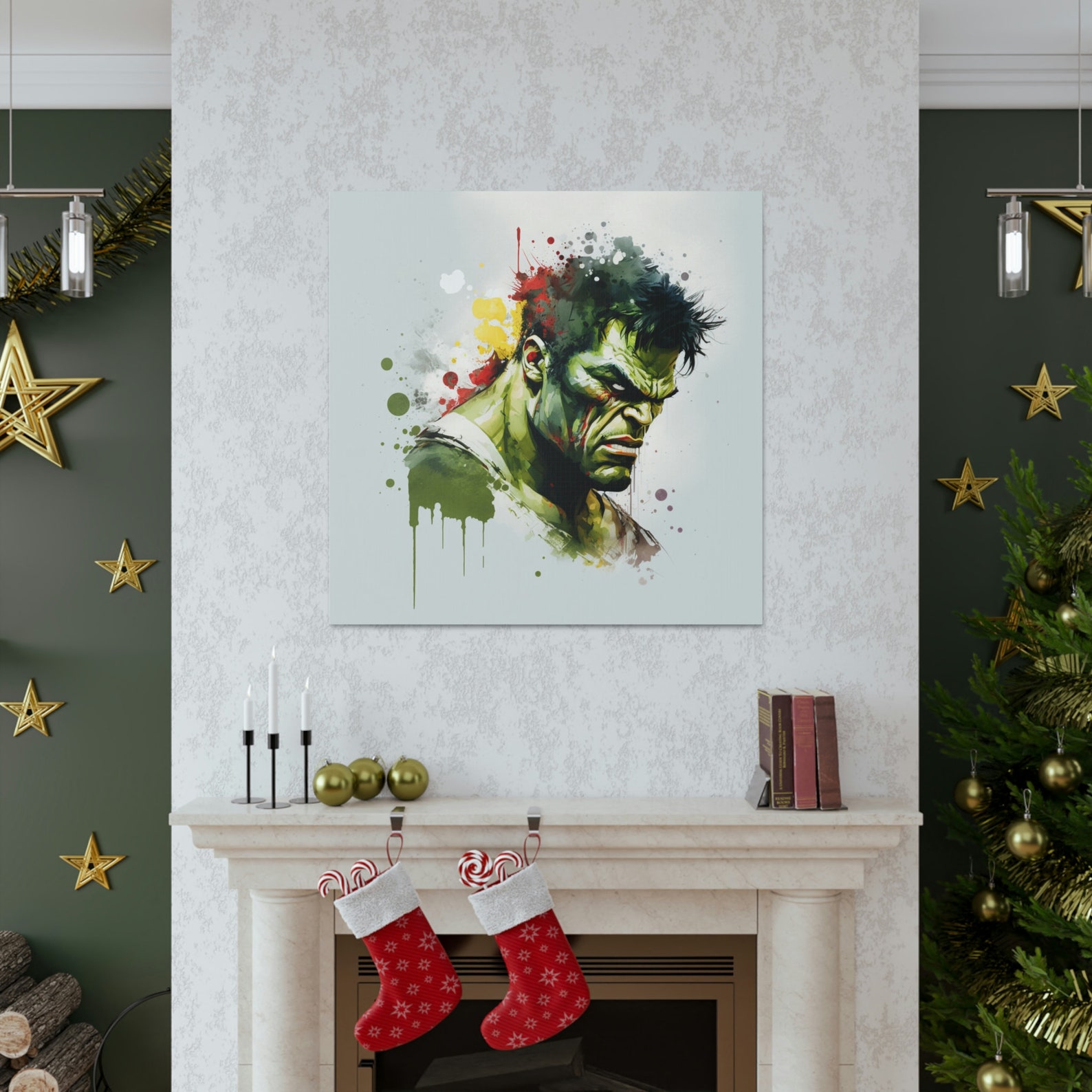 Hulk Water Color Canvas Gallery Wraps - Etsy