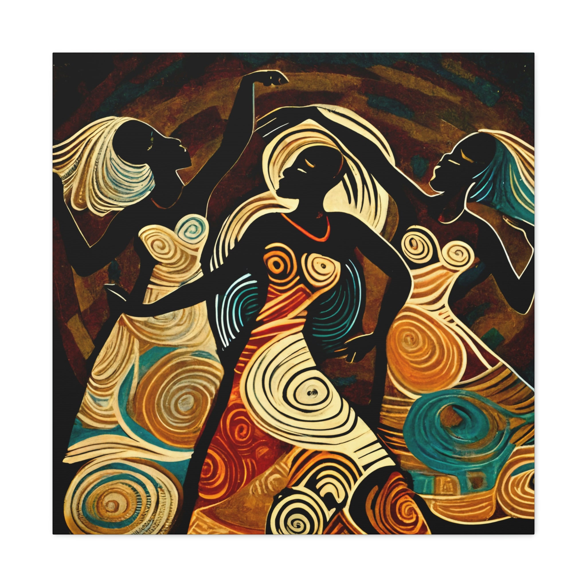 African American Women Dancing Canvas Gallery Wraps - Etsy