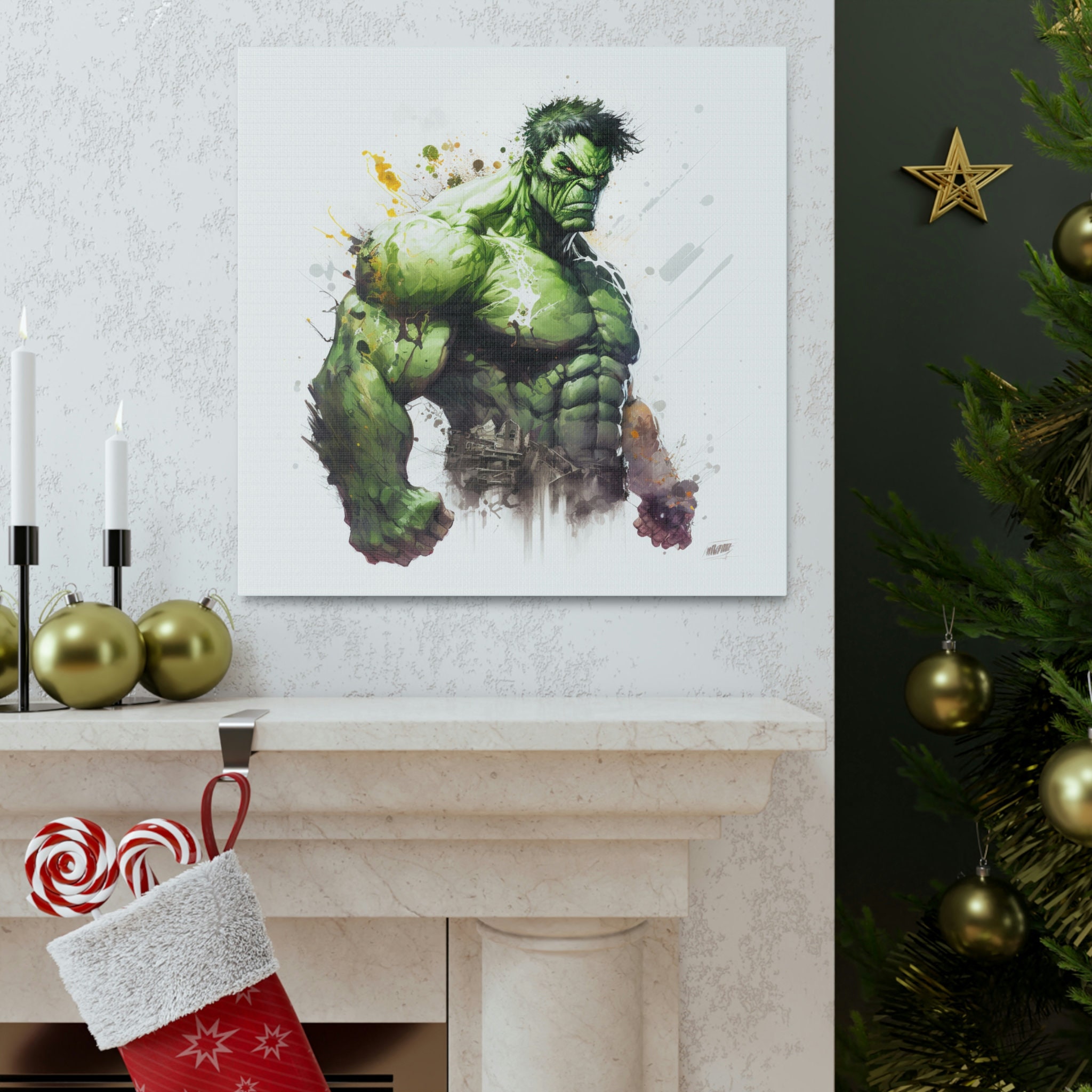 Hulk Canvas Gallery Wraps - Etsy