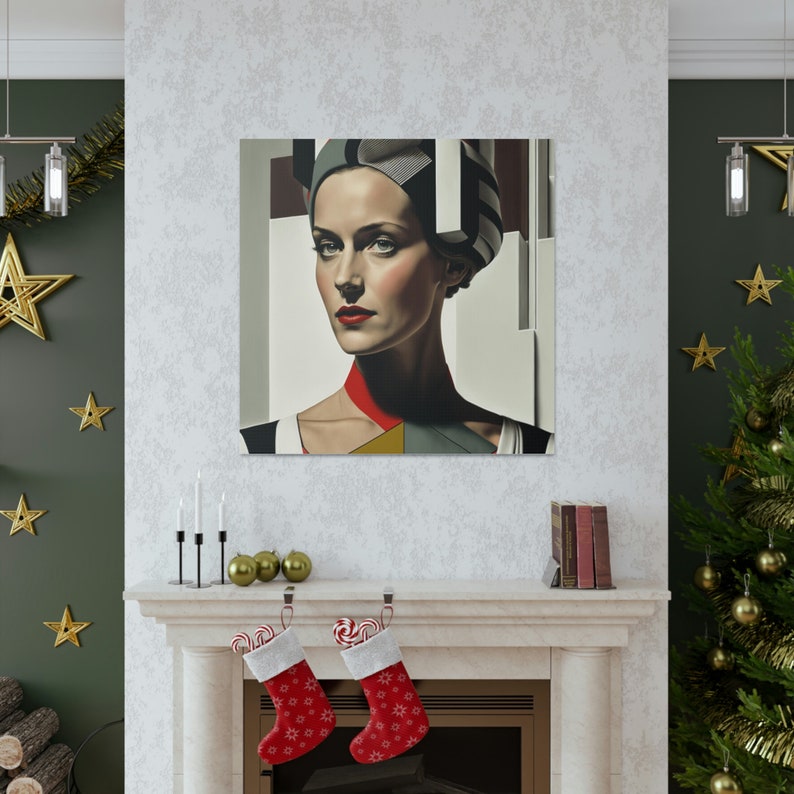 Modern Art Woman Variant 2 Canvas Gallery Wraps - Etsy