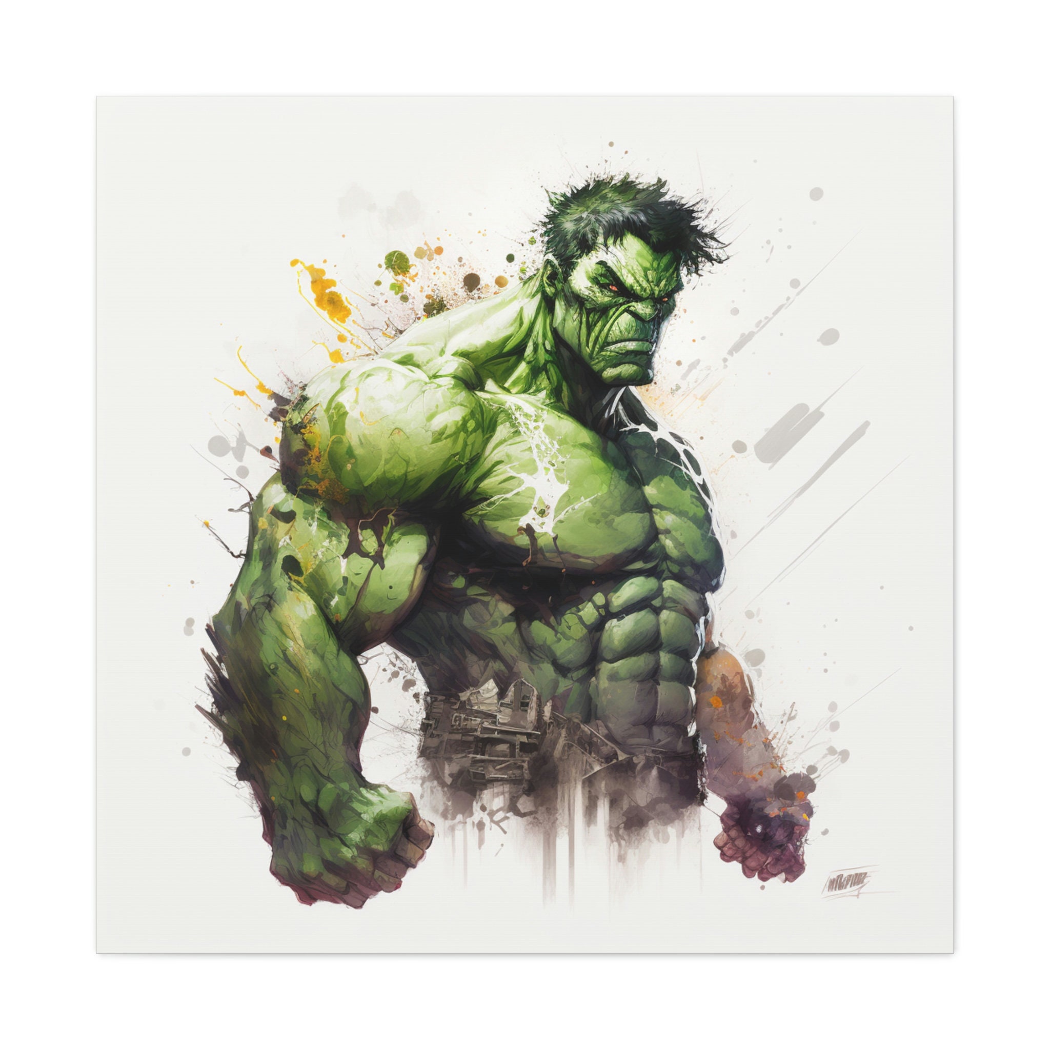 Hulk Canvas Gallery Wraps - Etsy