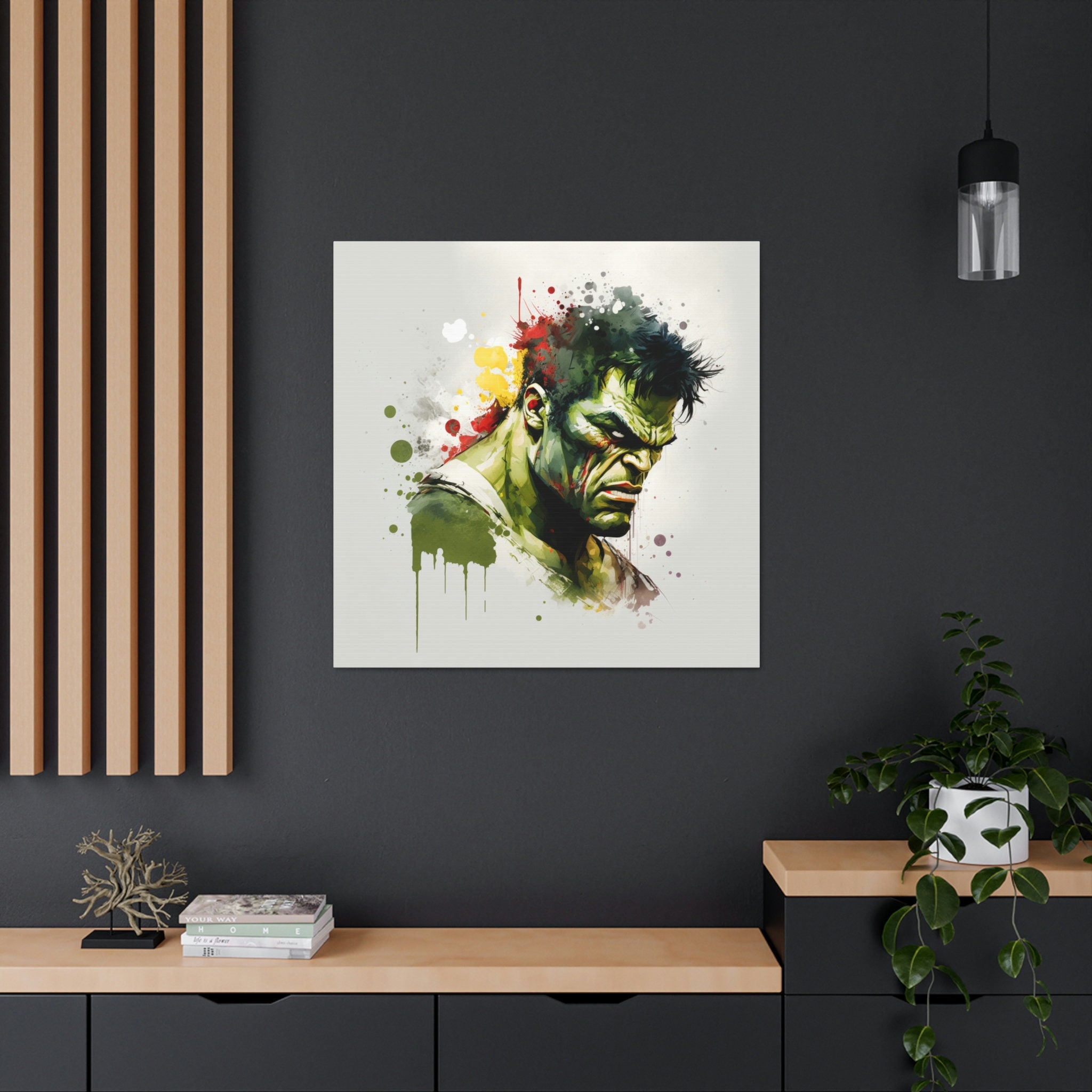 Hulk Water Color Canvas Gallery Wraps - Etsy