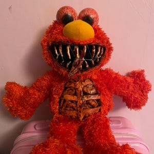 evil elmo coloring pages