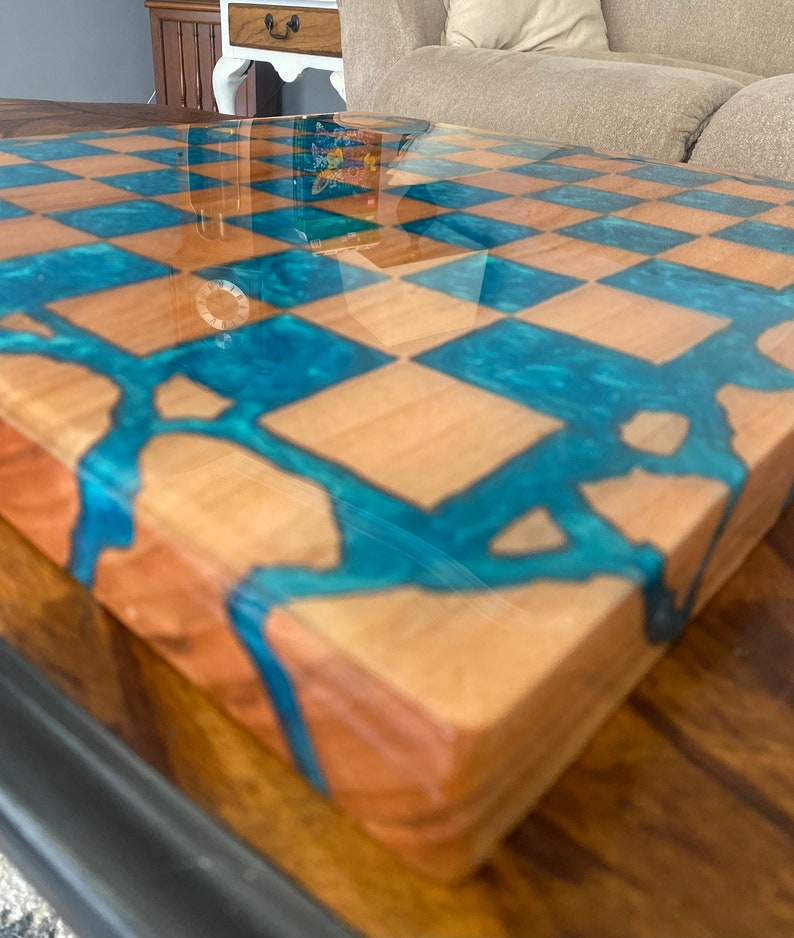 Epoxy Chess Board - Etsy