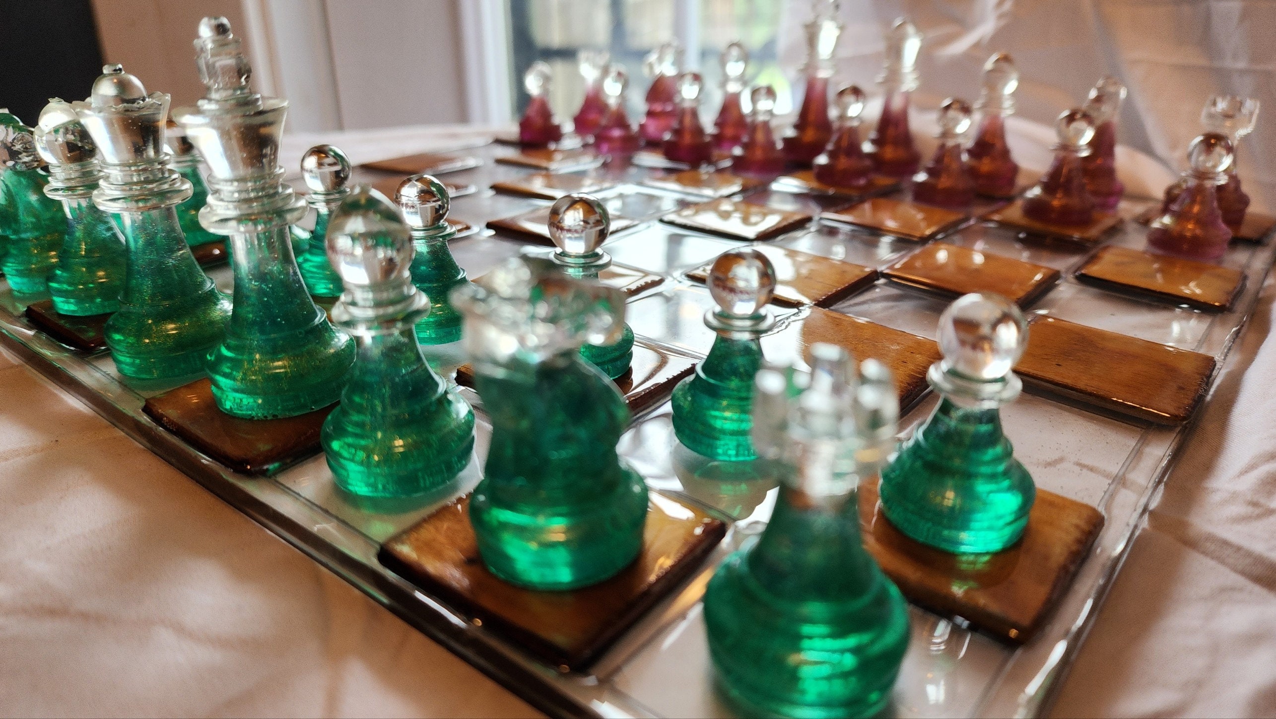 Epoxy Resin Chess Pieces - Etsy