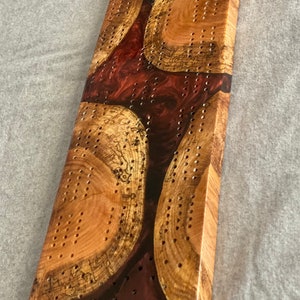 Customizable Epoxy Resin Cribbage Board - Etsy