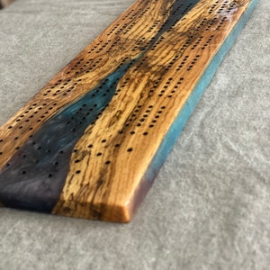 Customizable Epoxy Resin Cribbage Board - Etsy