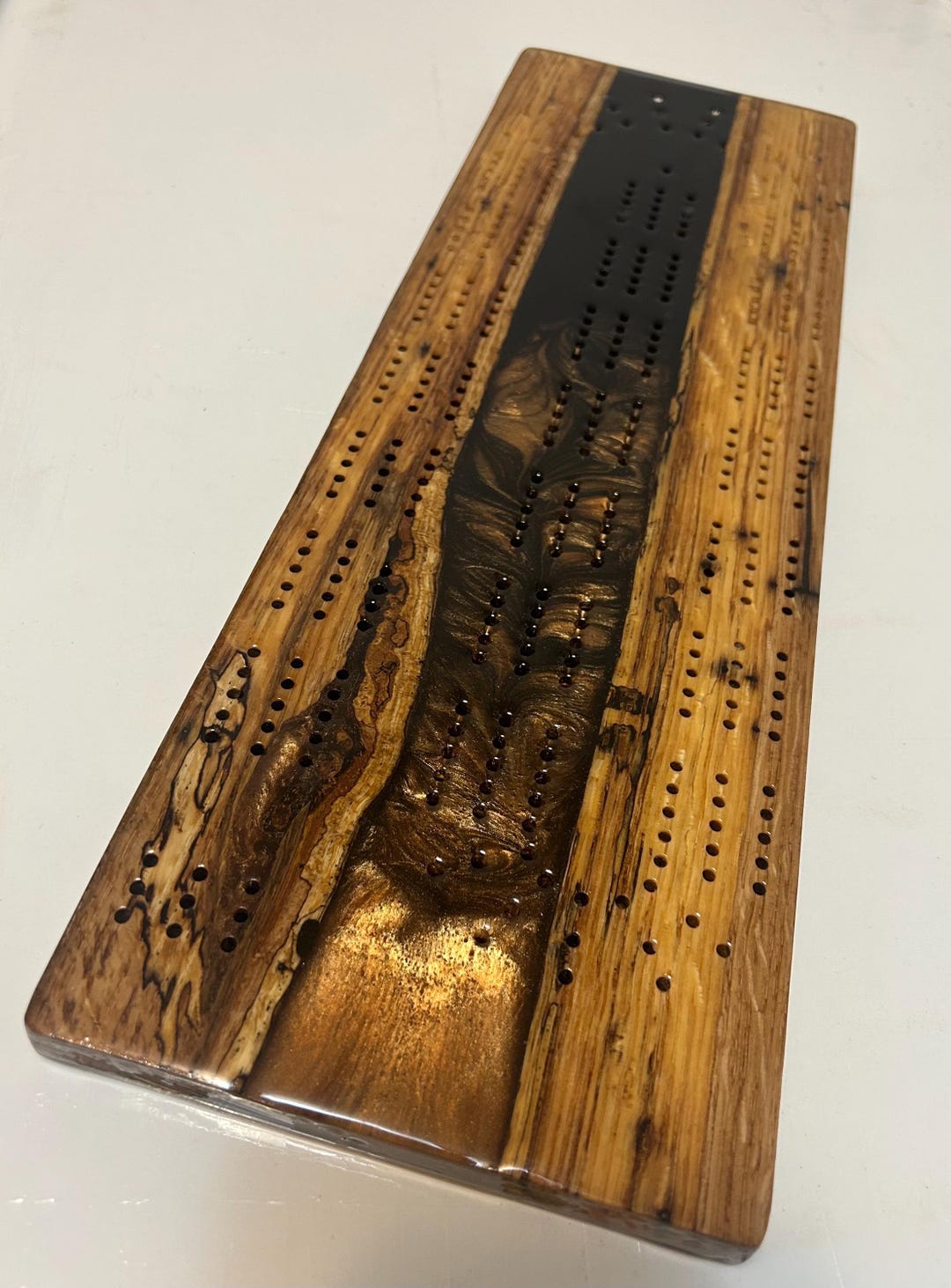 Inventory Special Epoxy Resin Cribbage Board - Etsy