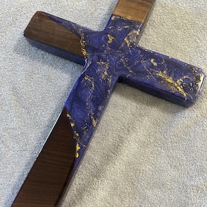 Customizable Epoxy Resin Wood/flower Crosses - Etsy