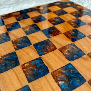 Customizable Epoxy Resin Chess Board - Etsy