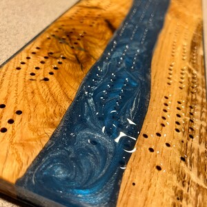 Customizable Epoxy Resin Cribbage Board - Etsy