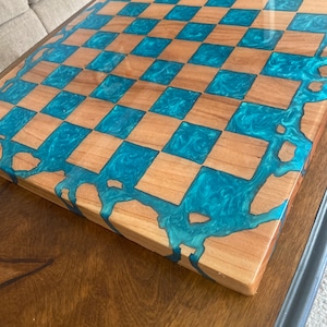 Epoxy Chess Board - Etsy