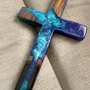 Customizable Epoxy Resin Wood/flower Crosses - Etsy