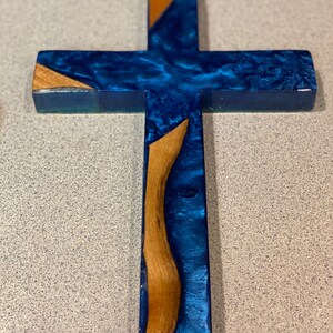 Customizable 12x8 Live Edge Epoxy Resin Cross - Etsy
