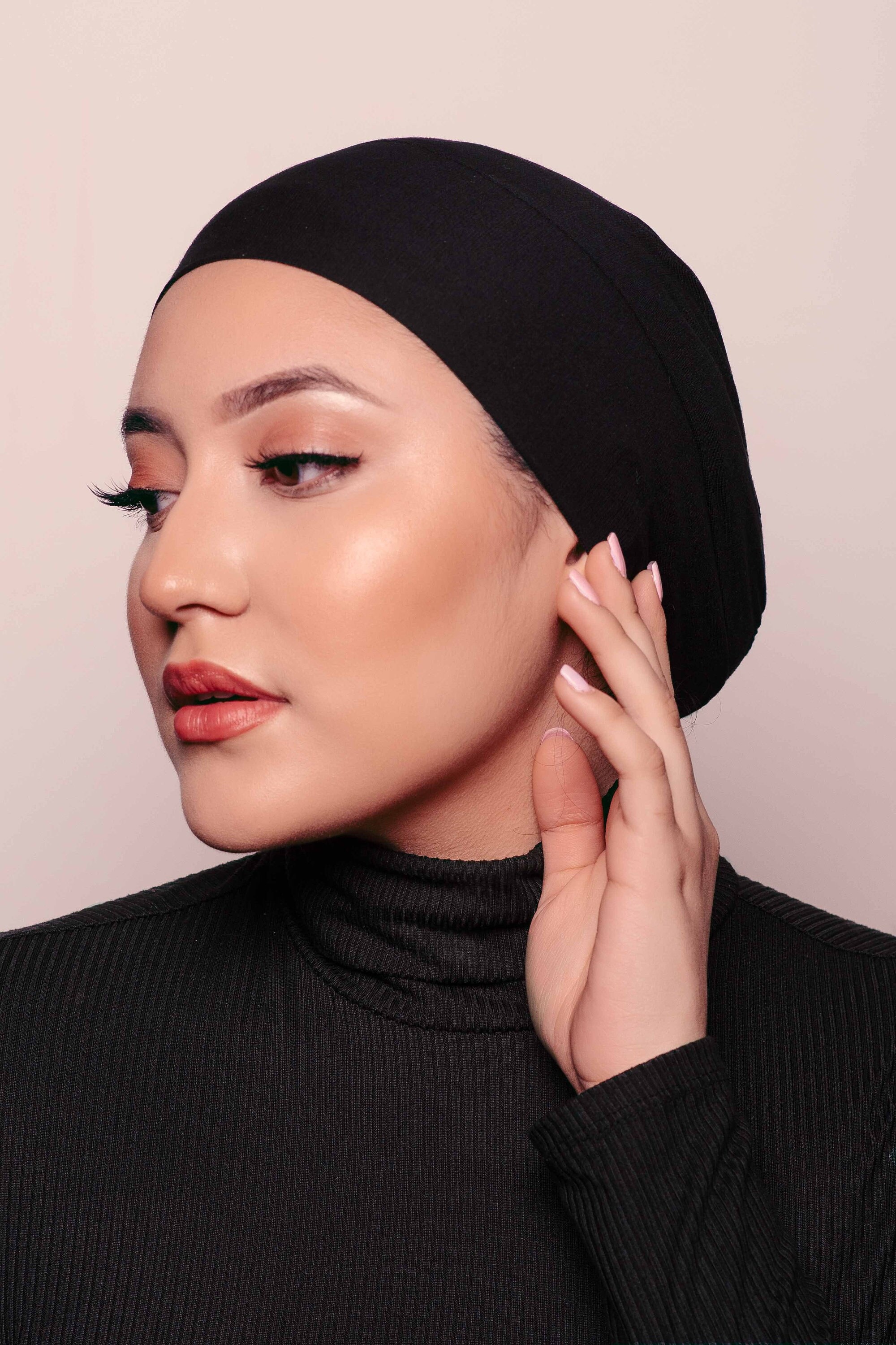 Hijab Inner Cap Bonnet Inner Cap Under Cap Bonnet Cotton Cap 100% ...