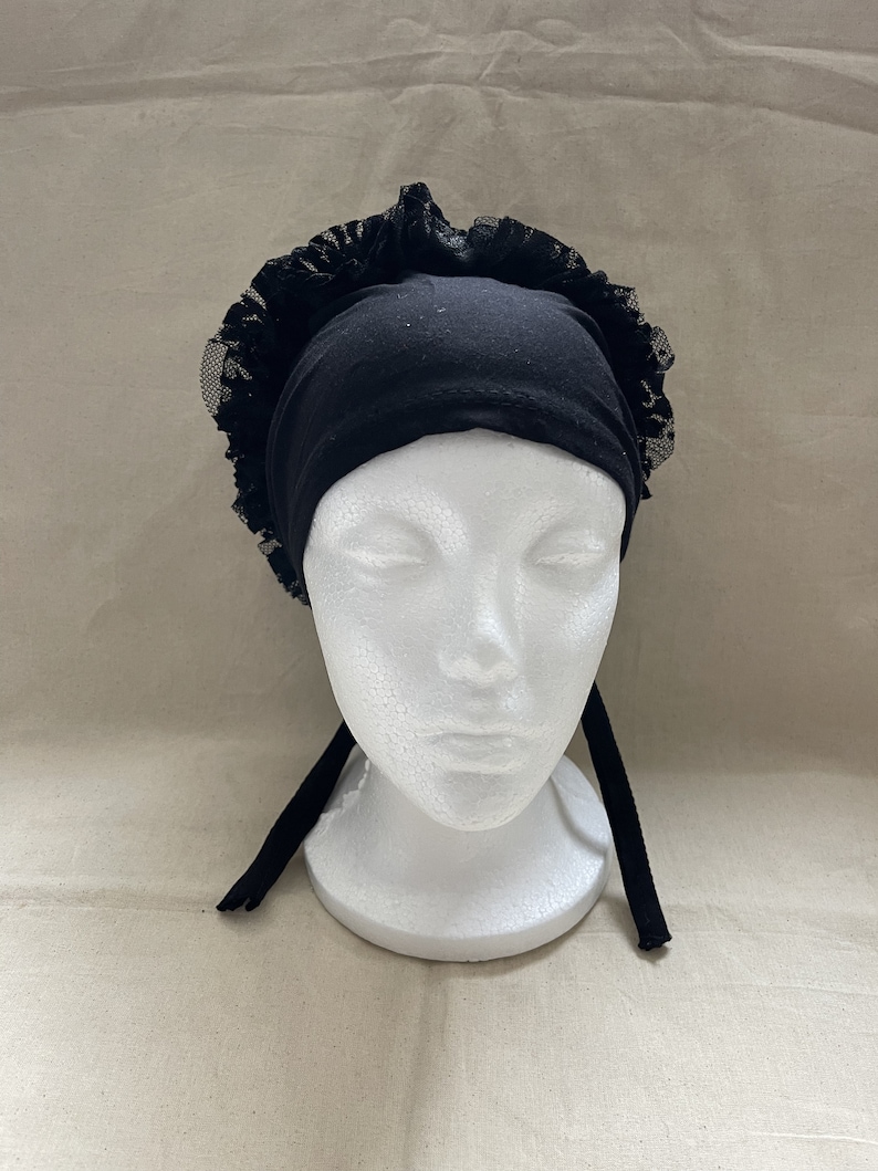 Hijab Inner Cap With Volumizing Scrunchie Bonnet Under Cap With Tie ...