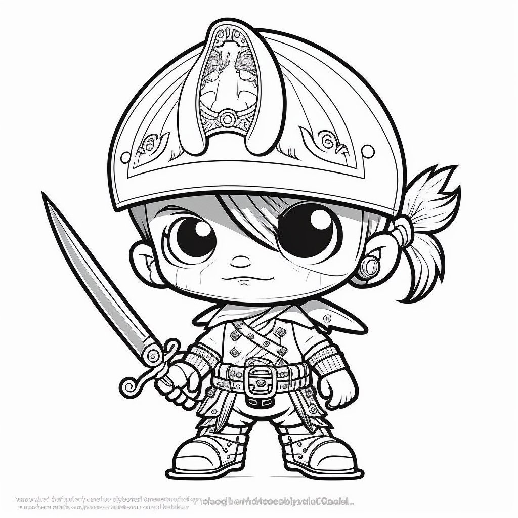 50 Coloring Pages for Kids Coloring Book Pirates Coloring Page Cute ...