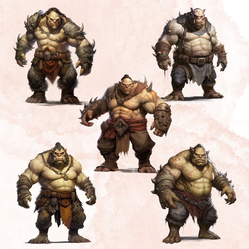 Fantasy Ogre Clipart, Clipart for Commercial Use, Transparent Pngs ...