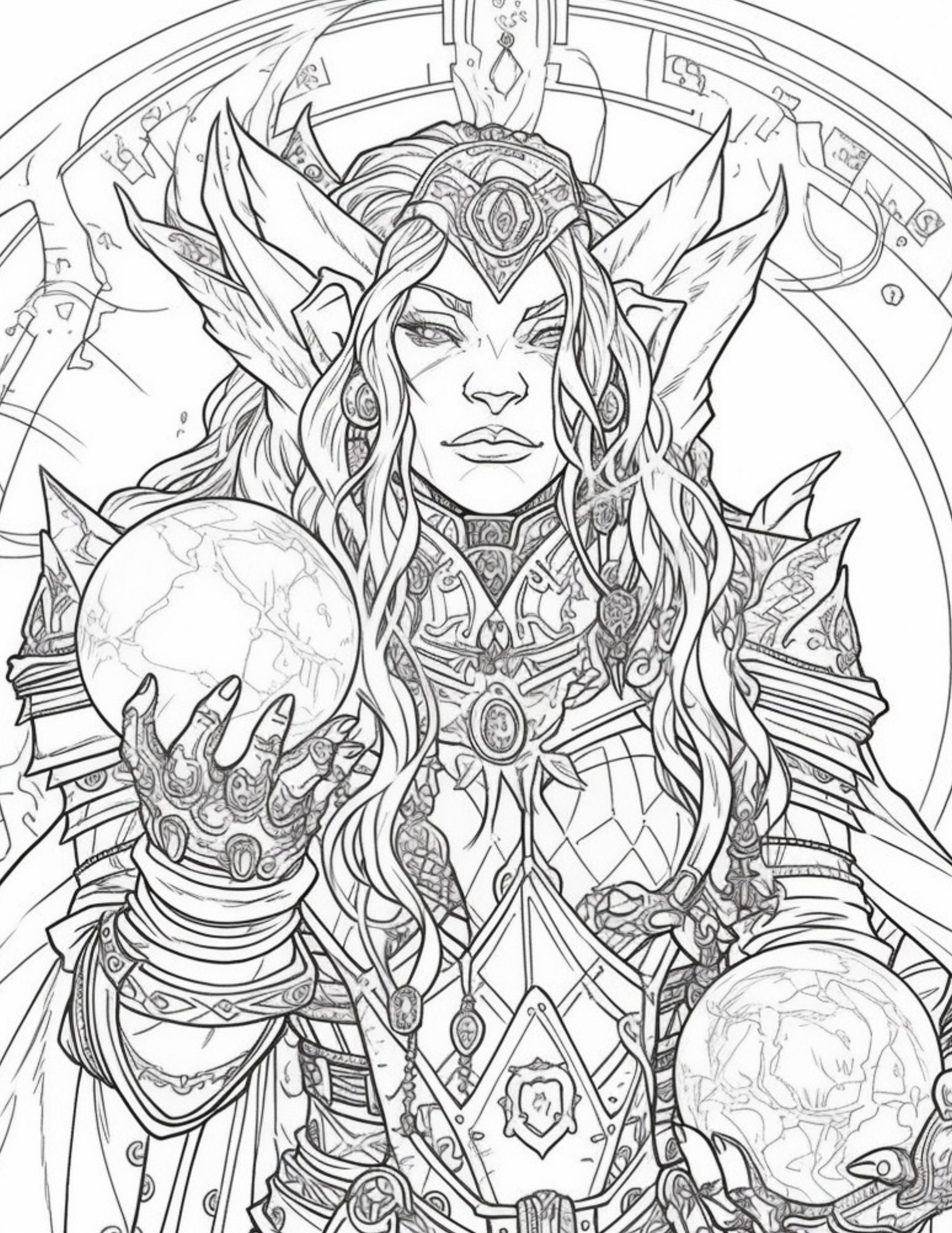 Dwarf Woman Warlocks: A Stunning Collection of 20 Beautiful Pages for ...