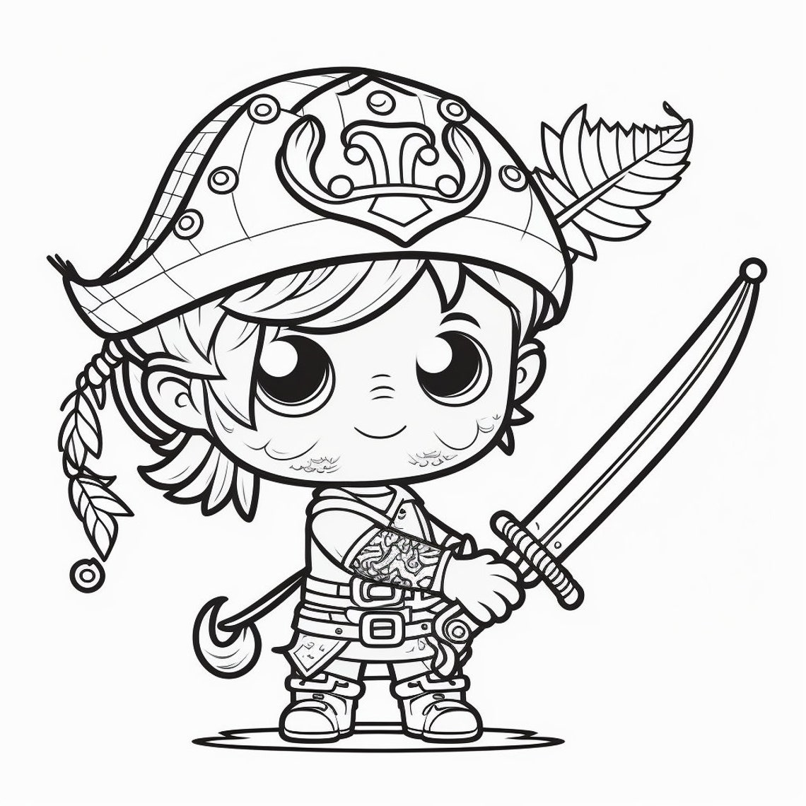 50 Coloring Pages for Kids Coloring Book Pirates Coloring Page Cute ...