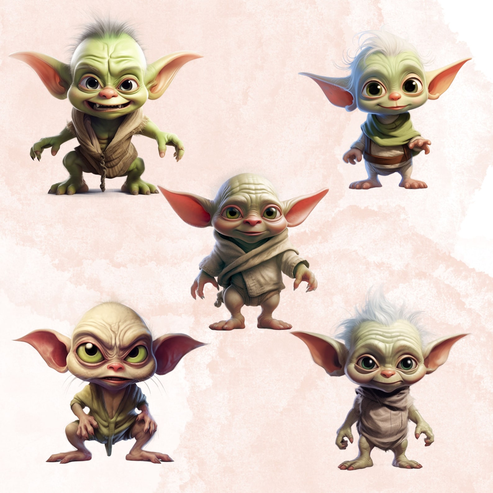 Baby Goblin Clipart, Clipart for Commercial Use, Transparent Pngs ...