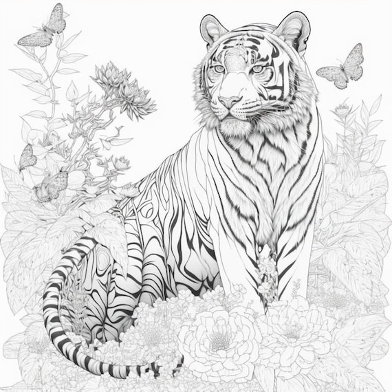 Tiger Coloring Pages