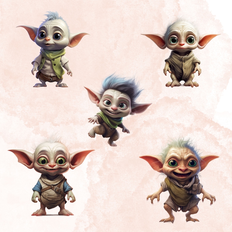 Baby Goblin Clipart, Clipart for Commercial Use, Transparent Pngs ...
