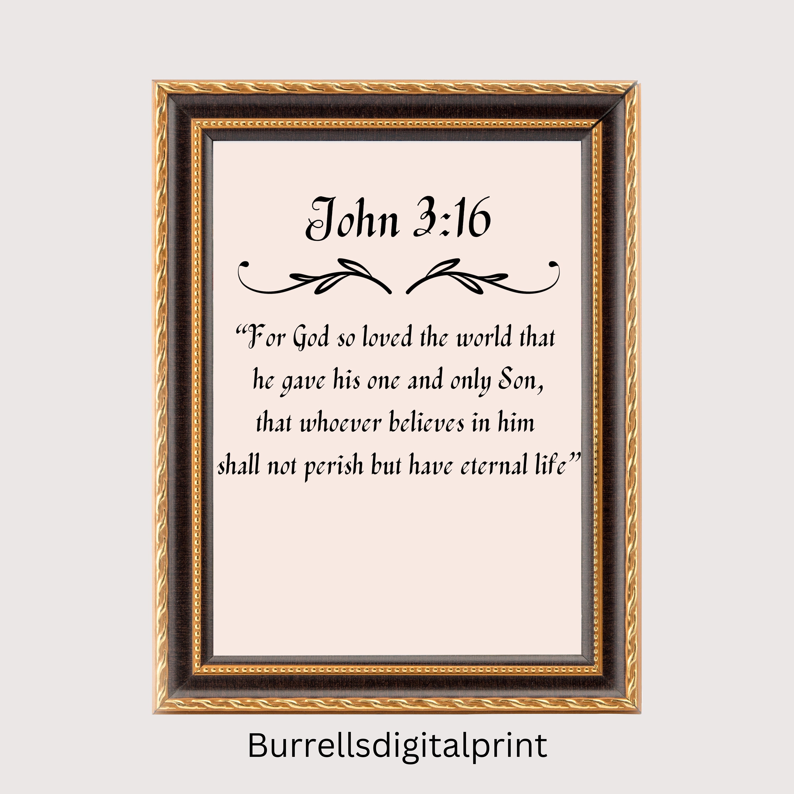 Christian Gallery Set of Nine, DIGITAL DOWNLOAD, Matthew 6 9-13 ...