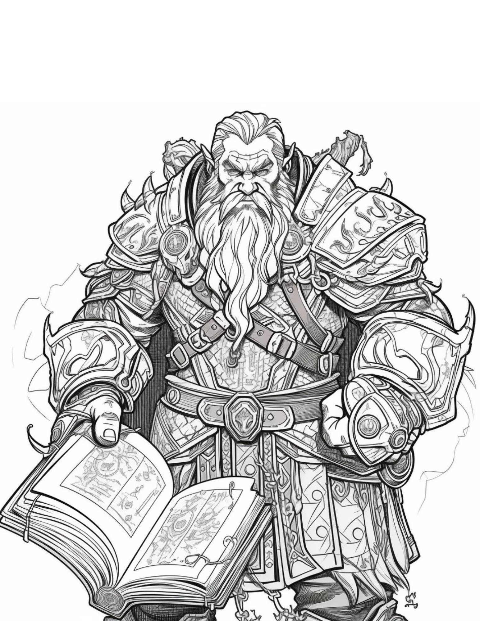 Dwarf Hunter: A Stunning Collection of 50 Beautiful Pages for Adults to ...