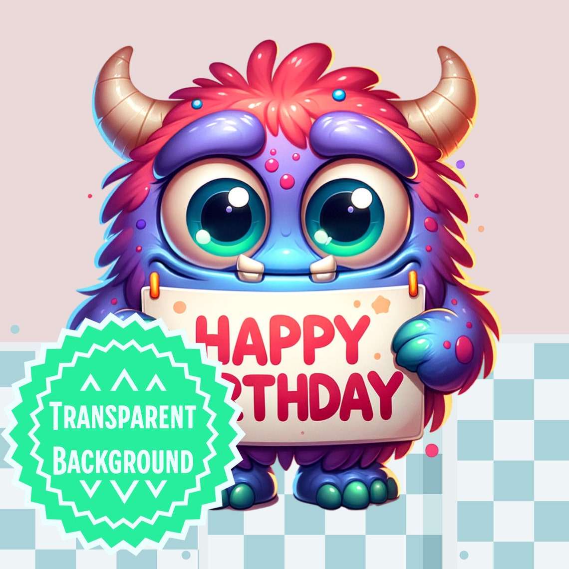 Monster Birthday Clipart, Monster Birthday Party Theme, Cute Colorful ...