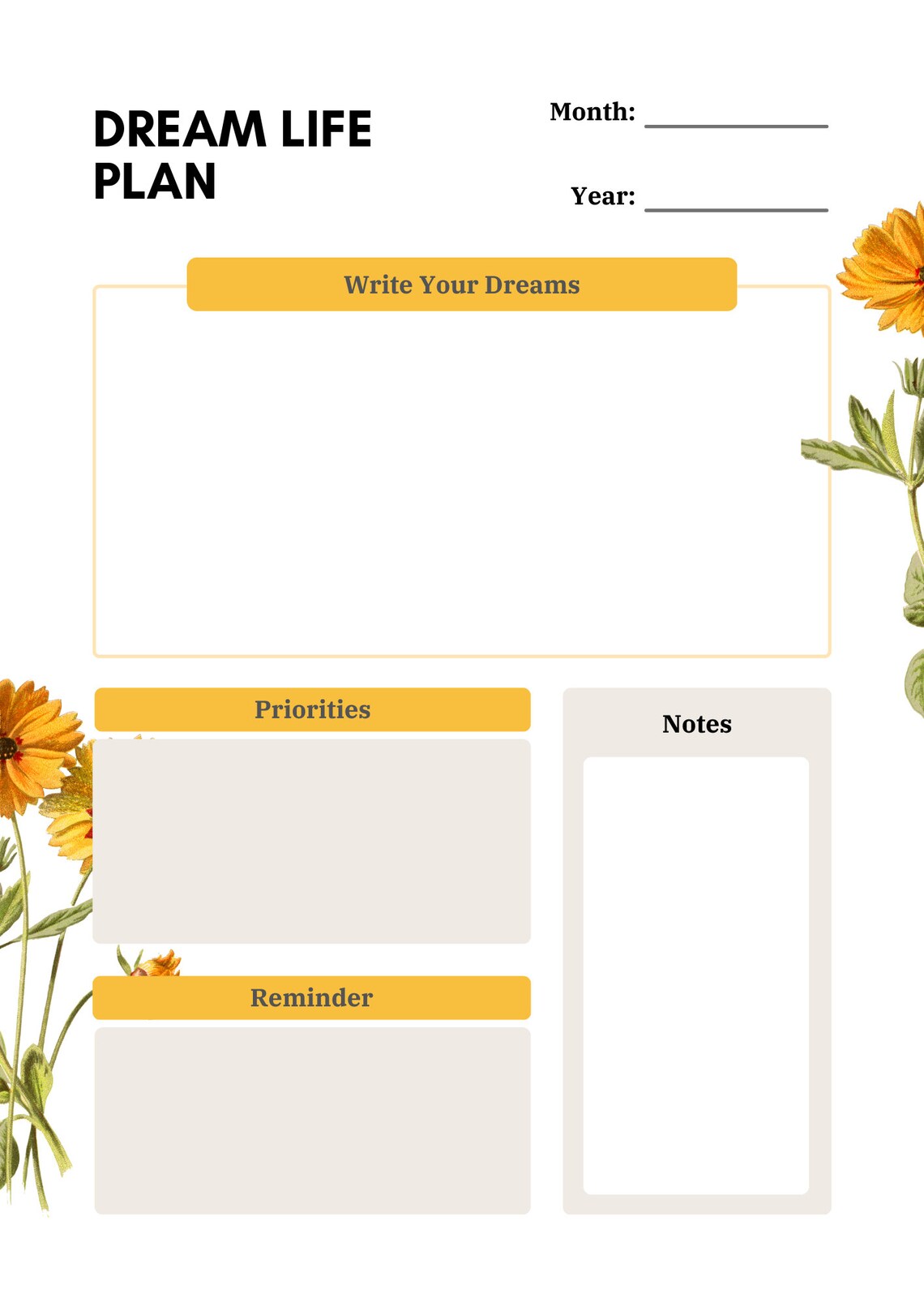 Goal Planning Workbook, Self Development, Personal Goals, Professional ...