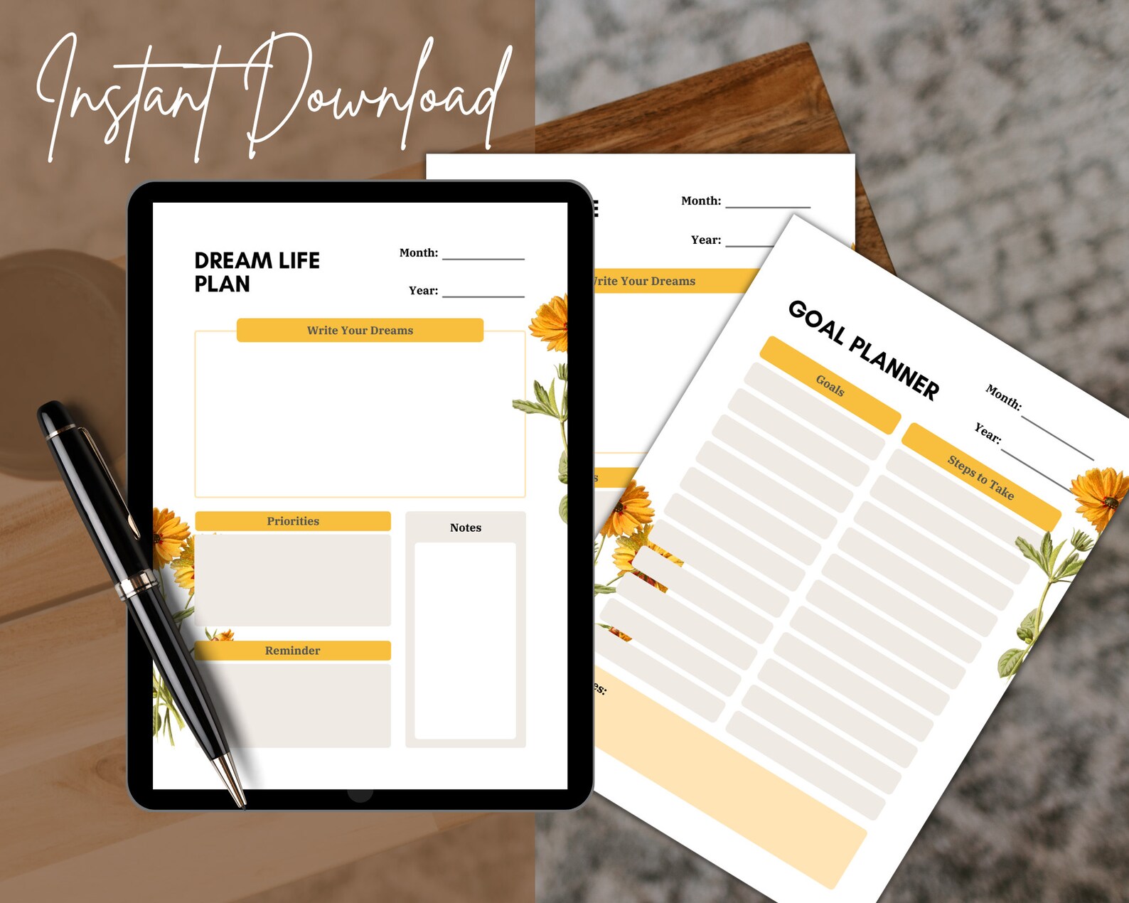 Goal Planning Workbook, Self Development, Personal Goals, Professional ...