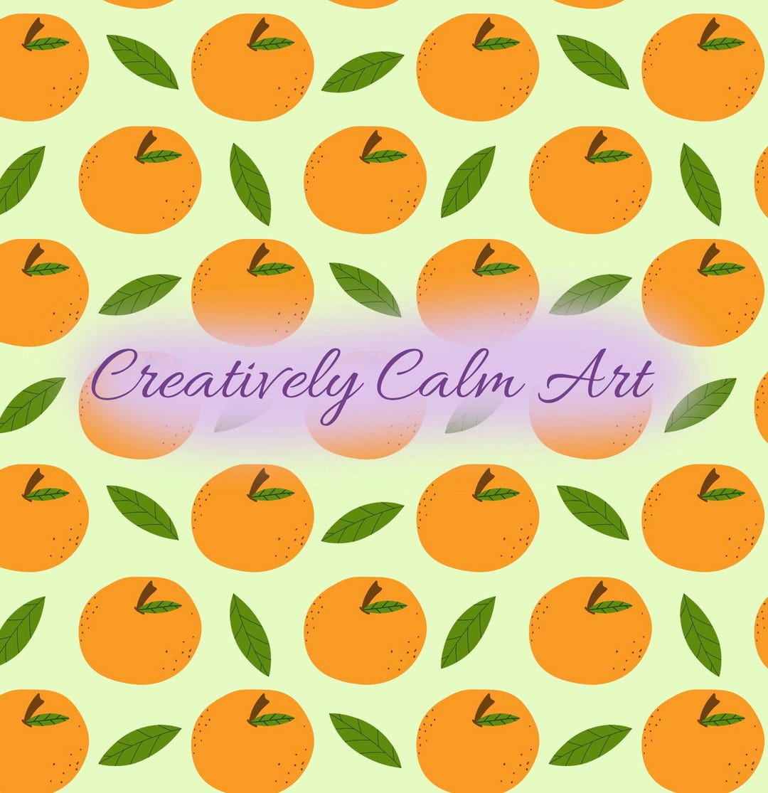 Oranges Pattern | Digital Download | Repeating Design | Perfect for Diy ...