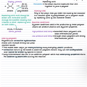 A-level AQA Organic Chemistry First 5 Topics - Etsy
