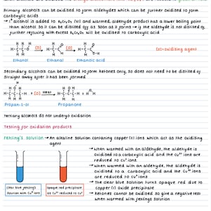 A-level AQA Organic Chemistry First 5 Topics - Etsy