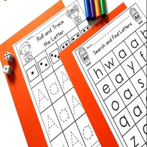 Letter A Recognition Tracing Sounds and Writing Worksheets Books and ...