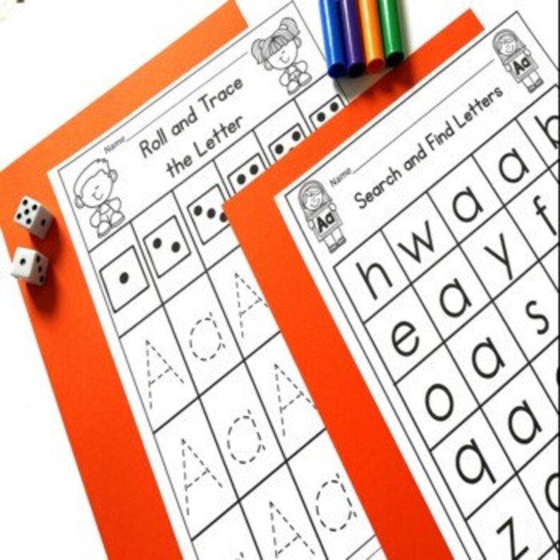 Letter A Recognition Tracing Sounds and Writing Worksheets Books and ...