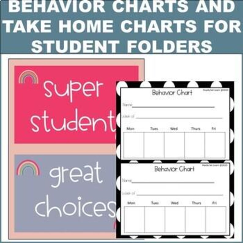 Boho Rainbow Labels Name Tags Lunch Count and Transportation Chart ...