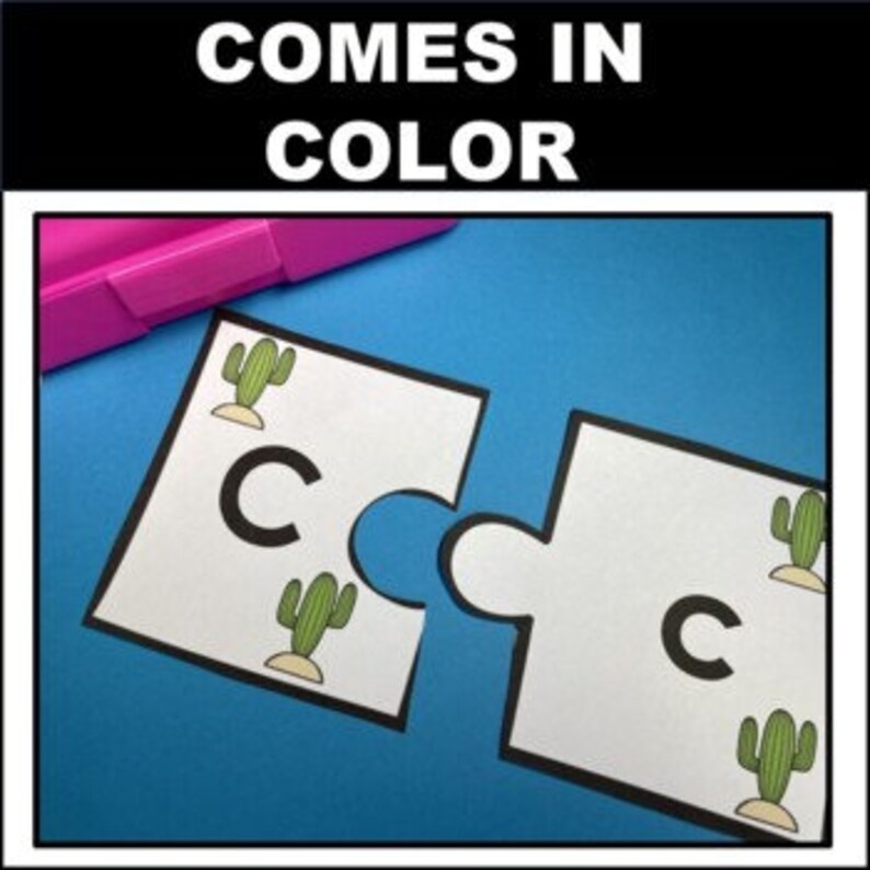 Upper and Lower Alphabet Matching Activity - Etsy