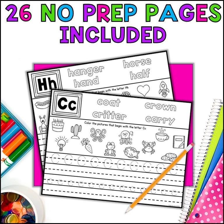 Alphabet Letter Writing Letter Formation and Letter Sound Worksheets ...