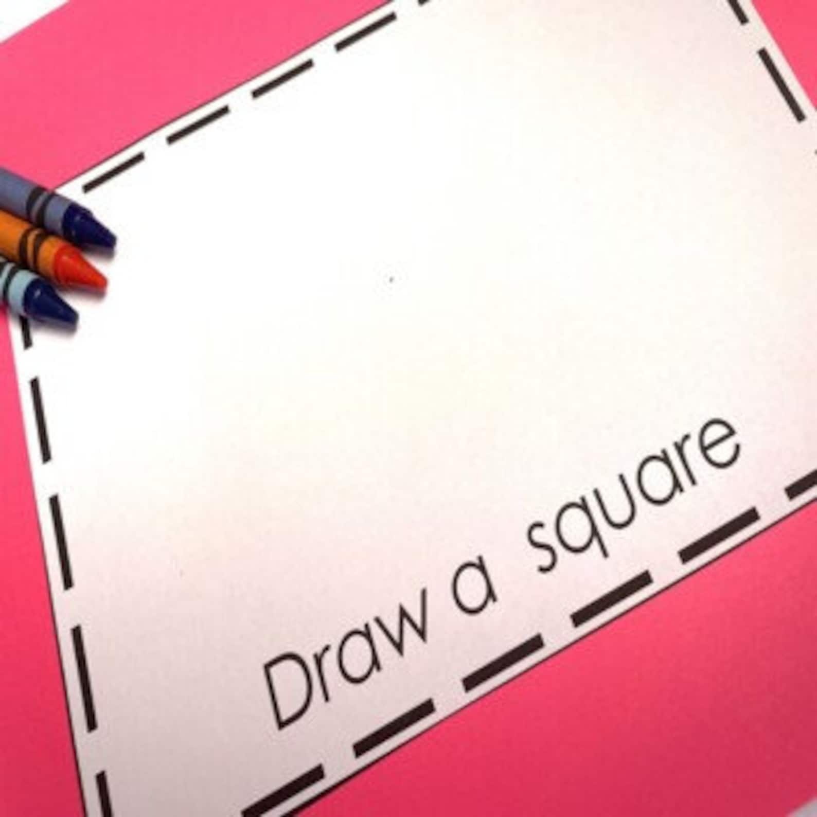 2D Shape Books for Preschool Kindergarten - Etsy