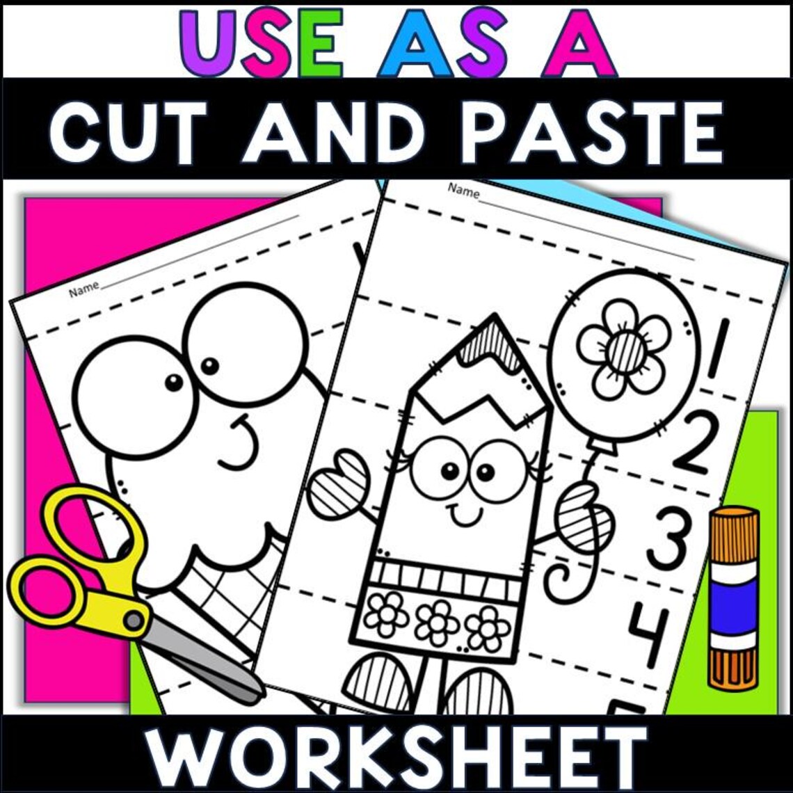 Preschool Ordering Numbers to 5 Puzzles and Worksheets - Etsy