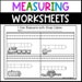 Non-standard Measurement Worksheets Preschool Kindergarten - Etsy